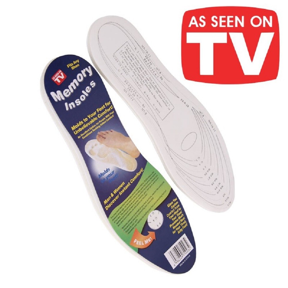 Memory Foam Work Shoe Insert Insoles Comfort Pain Relief Worksites Boot ...