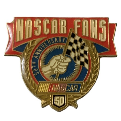 Vintage 1998 NASCAR 50th Anniversary NASCAR Fans Souvenir Pin | eBay