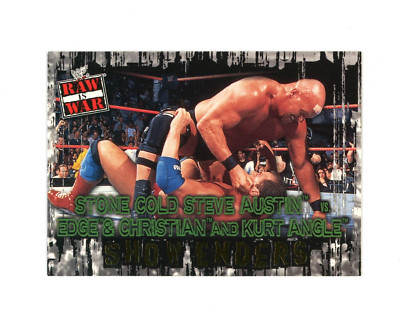 STONE COLD STEVE AUSTIN 2001 Fleer Raw is War Show Enders #91 JM | eBay