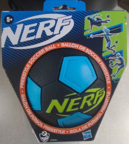 Nerf Hasbro Sports Freestyle Foam Soccer Ball, 5 inch, Indoor-Outdoor ...
