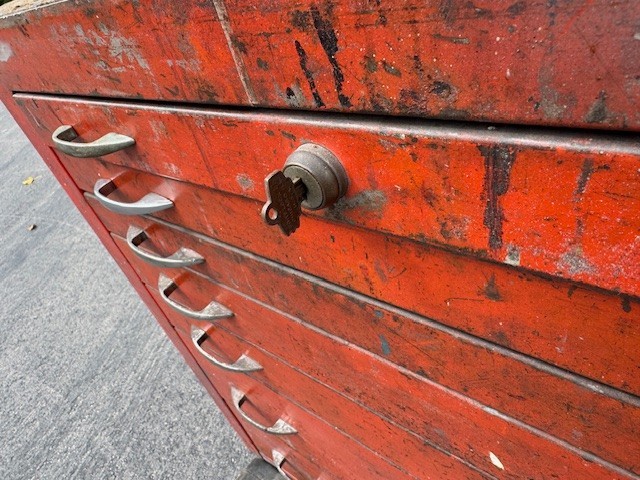 RARE Vintage MBC MB-397 Aviation Mechanic Like Snap On Tool Taco Cart ...