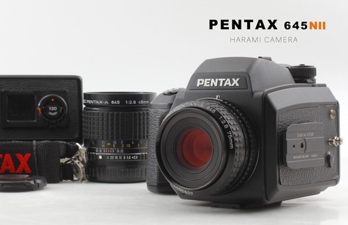 [Near MINT] PENTAX 645NII + A645 75mm & 45mm F2.8 2Lens Set w/ Strap From JAPAN | eBay