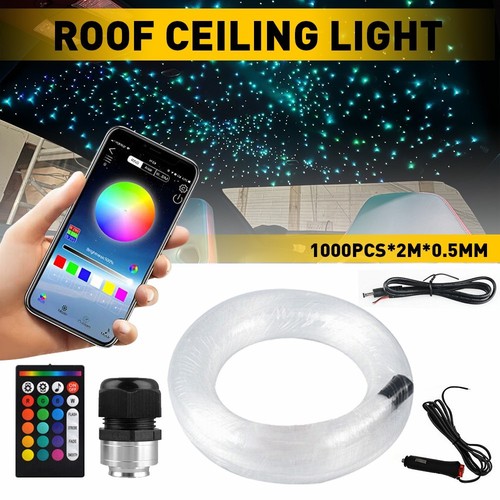 1000pcs Fiber Optic Set Star Car Light Headliner Roof Twinkle Light ...