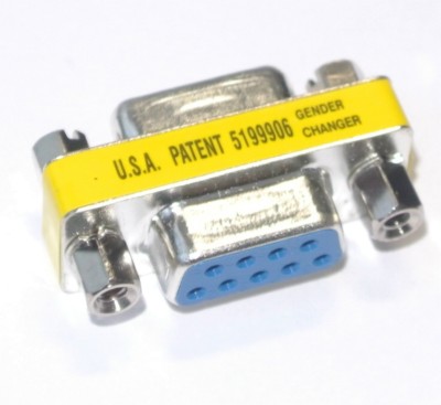 9 pin mini Gender Changer Adaptor Connector female to female 5199906 ...