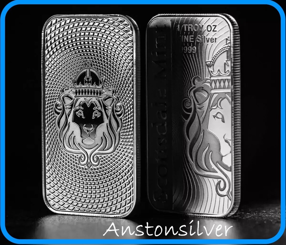Scottsdale Mint 1 oz .9999 Silver Vortex Bar in 🍒Air-Tight Capsule🍒 | eBay