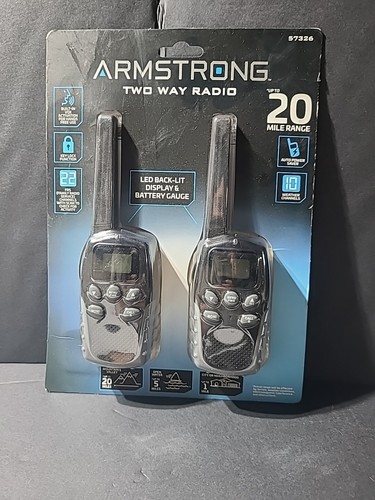 Armstrong Two Way Radios -Up To 26 Mile Range with 22 Channels- Model ...