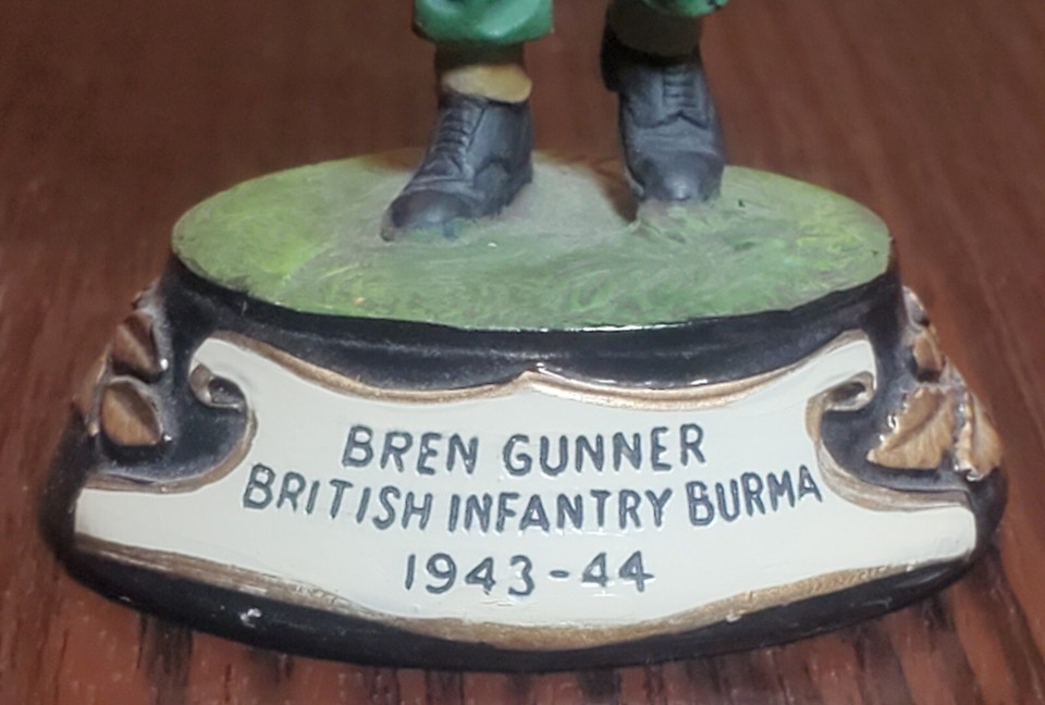Chas Charles Stadden BREN GUNNER BRITISH INFANTRY BURMA 1943-44 HP023 ...
