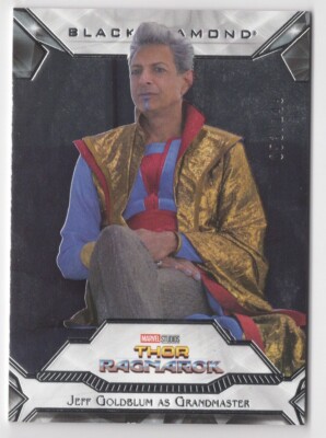 Jeff Goldblum as Grandmaster 2021 Upper Deck Marvel Black Diamond Card ...