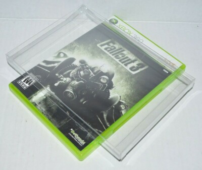 50 Game Clear Plastic Protective Cases Sleeves Display For Microsoft ...