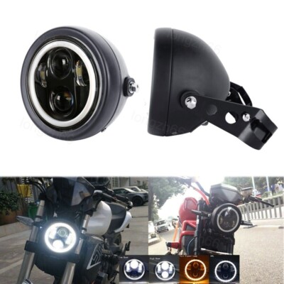 5.75"Inch LED Headlight Hi/Lo for Honda Shadow VT 600 700 750 1100 VTX ...