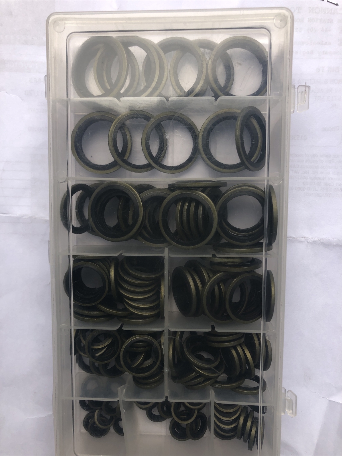 150 Piece Bonded Seal Set Dowty Washers M6 Up To M24. | eBay UK