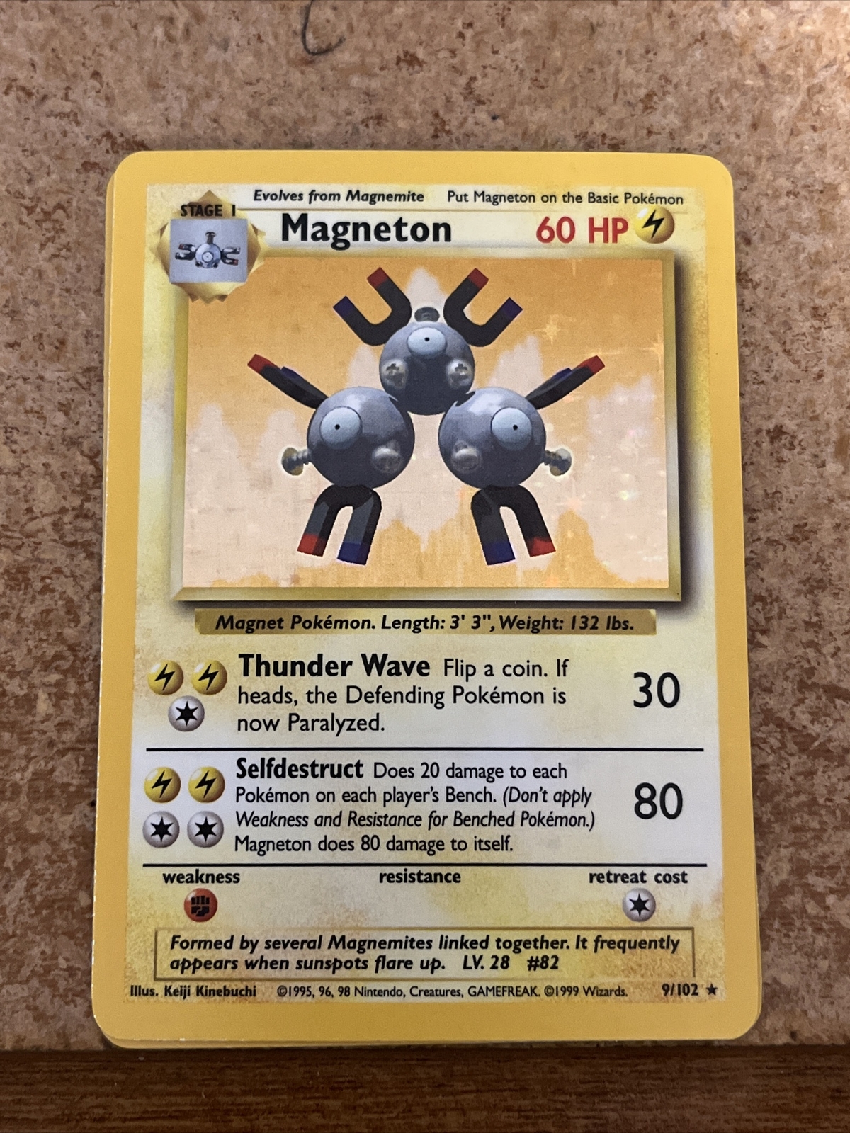 Magneton Holo Rare - Base Set 9/102 - WOTC Vintage Pokemon Card | eBay