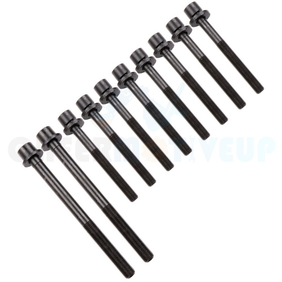 10Pcs Head Bolts Set for Hyundai Elantra Tucson Tiburon Kia Spectra5 ...