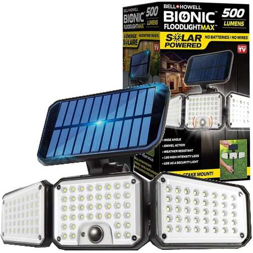 Bionic Floodlight Max Solar LED Light Motion Activated, Super Bright ...