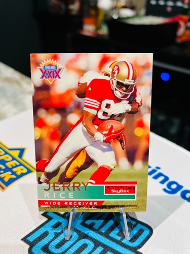 1995 Skybox Impact #131 JERRY RICE San Francisco 49ers Football Card ...