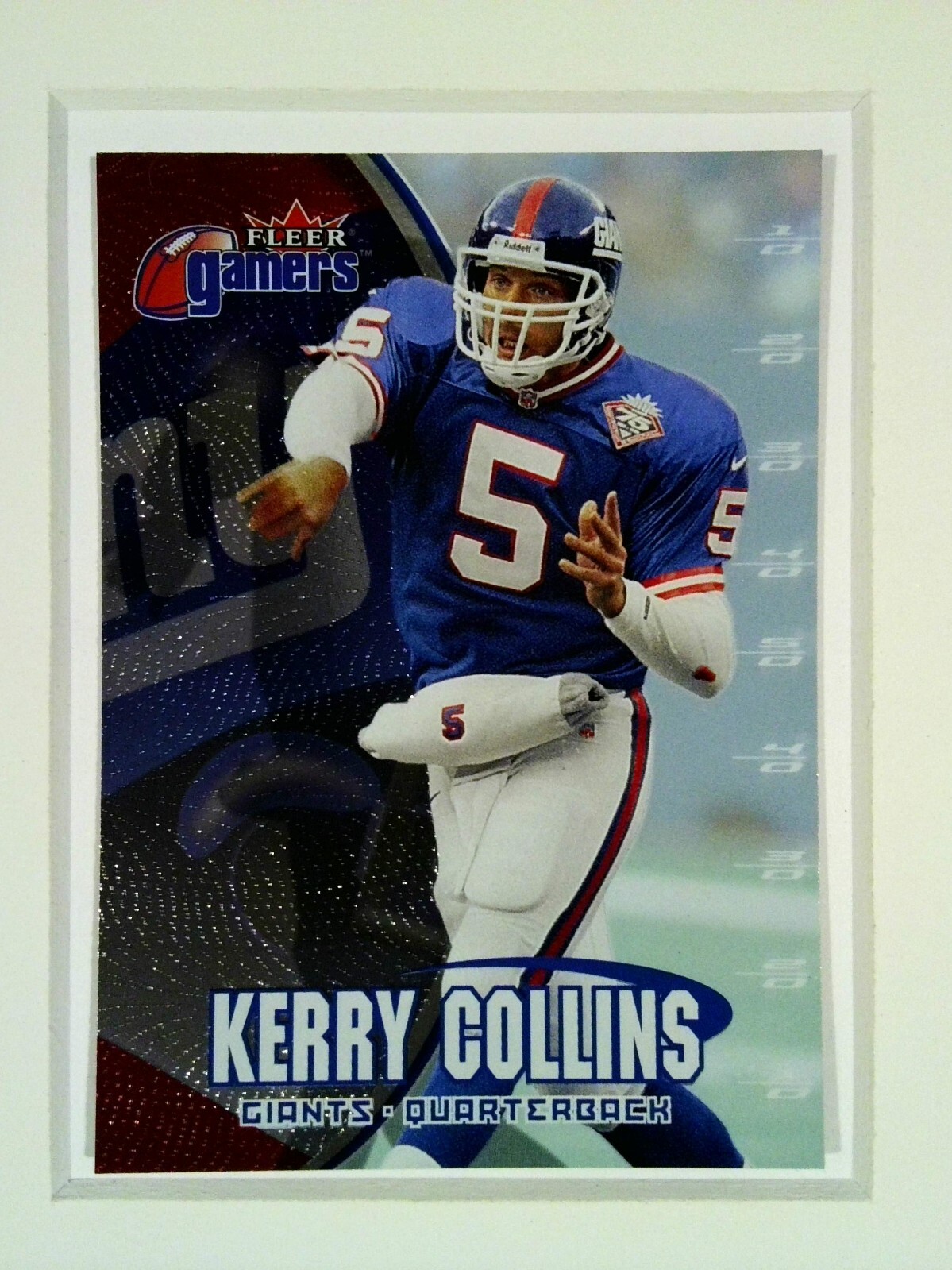 #100 Kerry Collins - New York Giants 2000 Fleer Gamers NFL Football | eBay