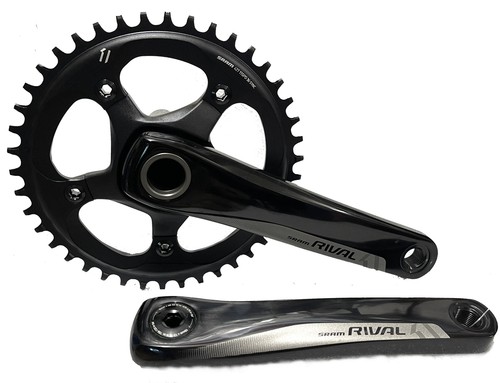 Sram Rival 1 GXP Crankset 10/11 speed 42T BCD 110mm Black w/o BB READ ...