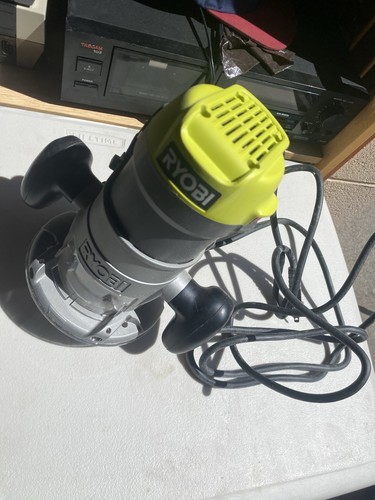 Ryobi R163G Router 8.5 Amp 1-1/2 Peak HP Fixed Base Corded - No ...