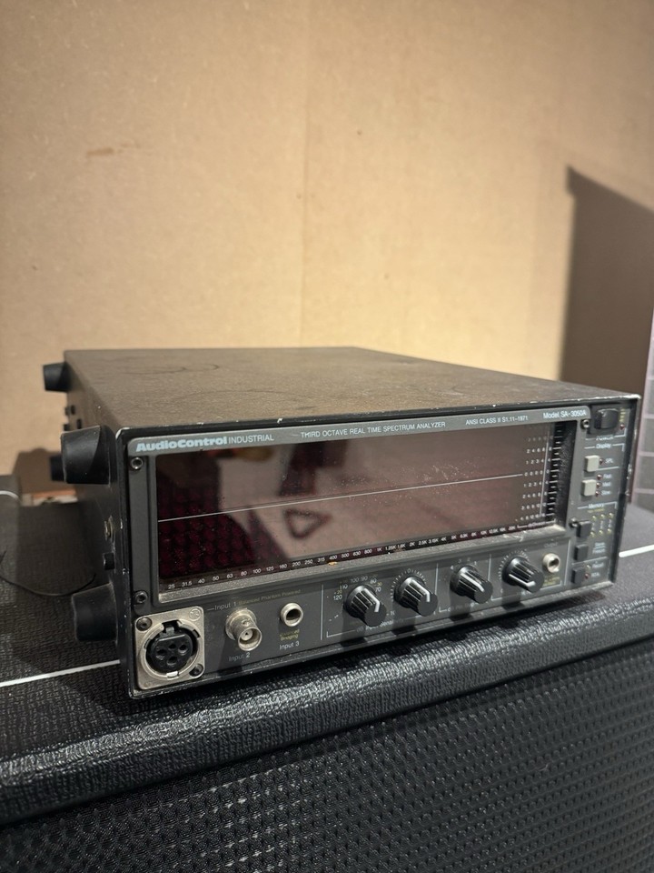 AudioControl SA-3050A Third Octave Real-Time Audio Analyser + SQL Mic ...