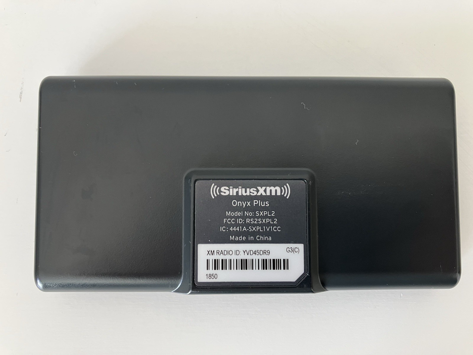 Sirius XM Onyx Plus XMPL2 Home/Auto Radio Receiver EXCEL COND-WORKS ...