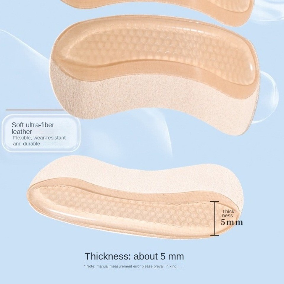 2pcs Silicone High Heel Insoles Pain Relief Insole Pad Feet Protector ...