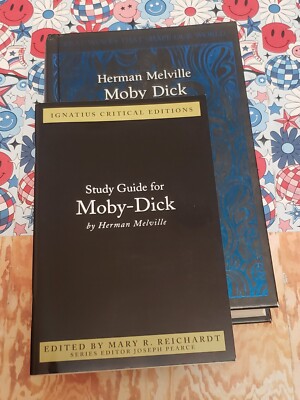 MOBY DICK - HERMAN MELVILLE - LOT OF 2 BOOKS (1 HC & 1 PB) - NOVEL ...