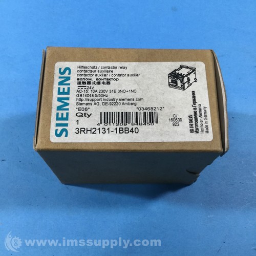 Siemens 3RH2131-1BB40 Contactor Relay FNOB | eBay
