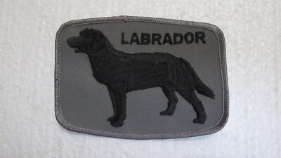 Black Labrador Retriever Dog Breed Patch Sew On Animal New Old Stock | eBay