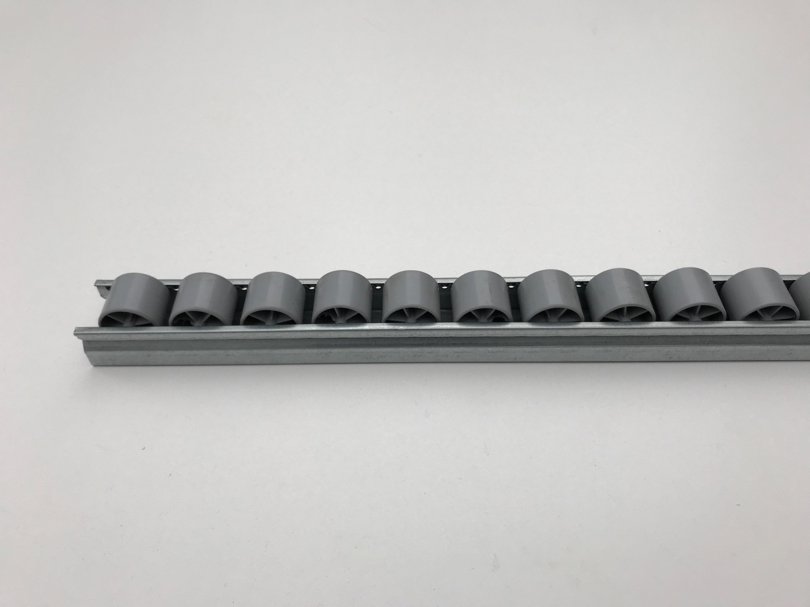 roller track flow rail roller gravity conveyor with plastic wheels dia ...
