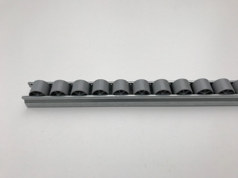 roller track flow rail roller gravity conveyor with plastic wheels dia ...