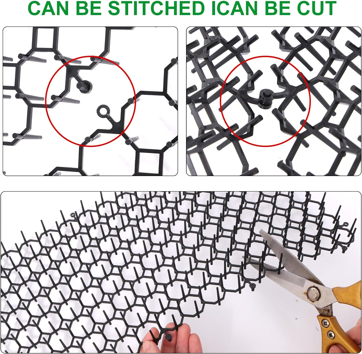 10 Packs Scat Mat for Cats and Dogs, Garden Cat Scat Mat with Spikes ...