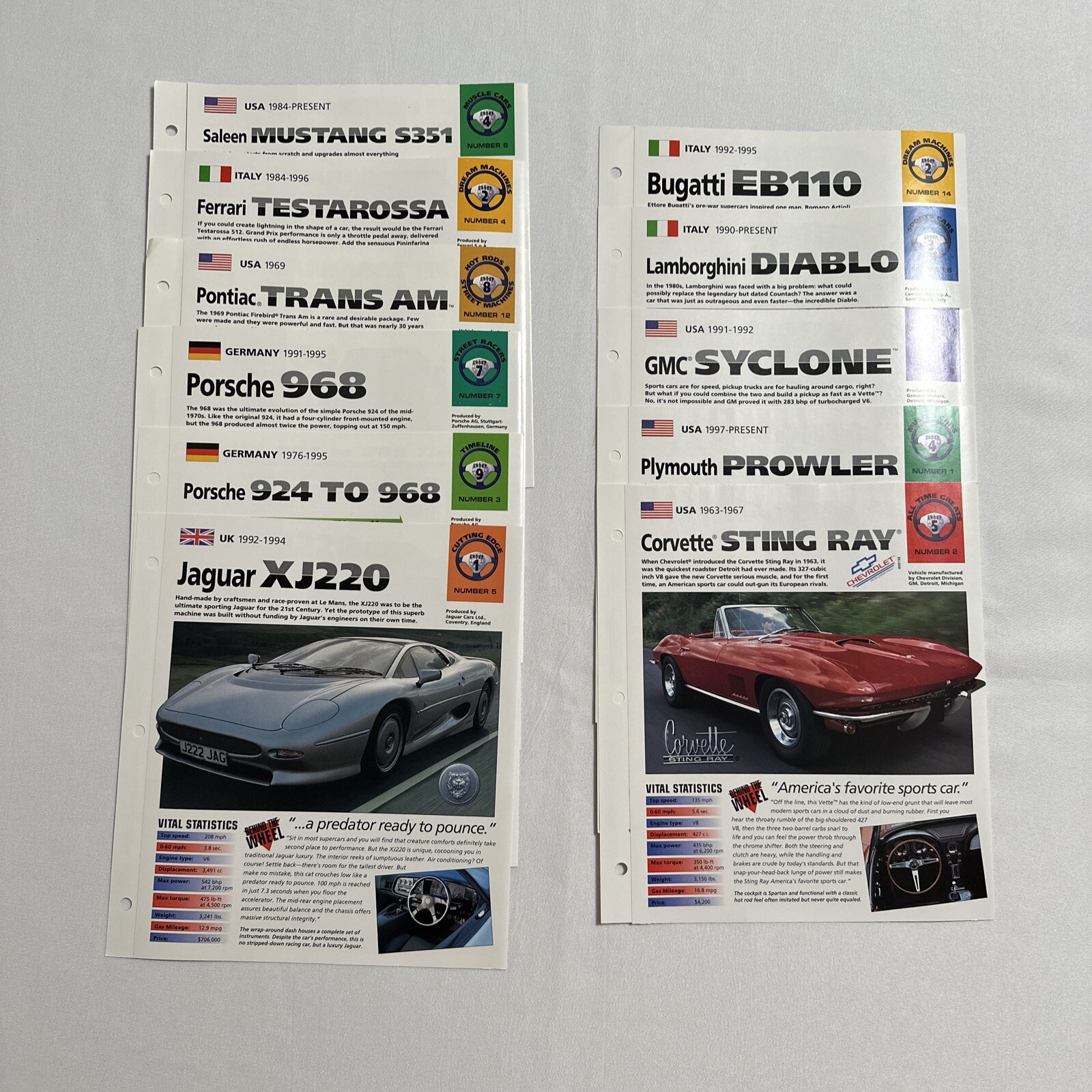 IMP International Masters Publishers Hot Cars AB Super Car Collector ...