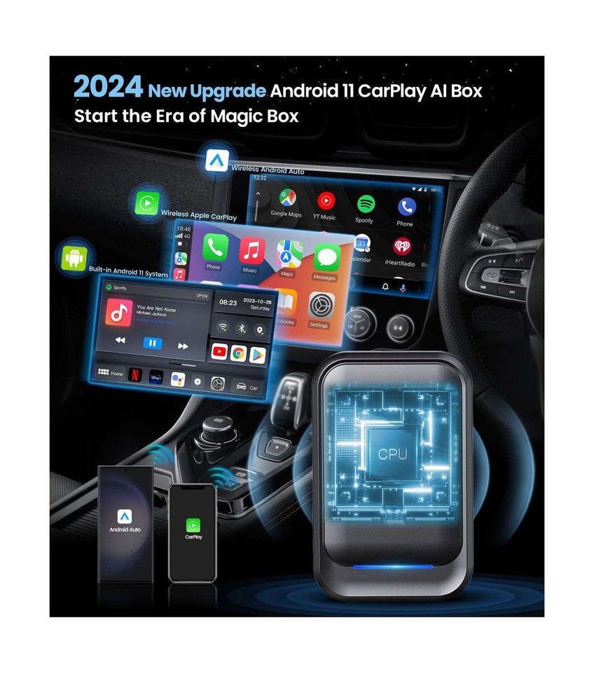 Magic Box 4.0, Magic Box for Car with Google Play/Netflix/YouTube/Google Map,... | eBay