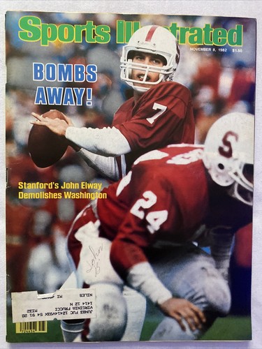 1982 Nov 8 Sports Illustrated Magazine John Elway Demolishes Washington ...