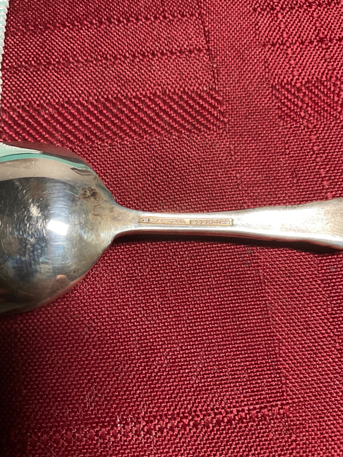 TIFFANY New York Statue of Liberty Sterling Souvenir SPOON - 38 grams ...