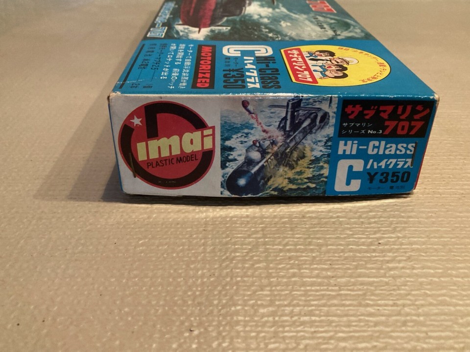 Vintage/Rare 1965 Imai Submarine 707 Hi-Class C Model - Kit# 203 - Open ...