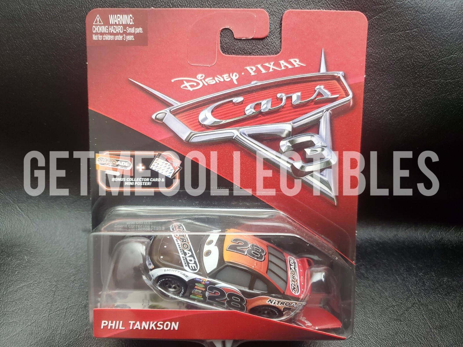 DISNEY PIXAR CARS 3 CARD POSTER PHIL TANKSON NITROADE 2017 SAVE 6% GMC ...