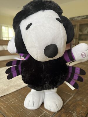 Peanuts Snoopy Halloween Spider Costume Side Stepper Animated Plush NEW ...
