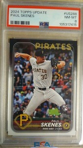 Paul Skenes 2024 Topps Update #US288 Rookie Debut Price Guide - Sports ...
