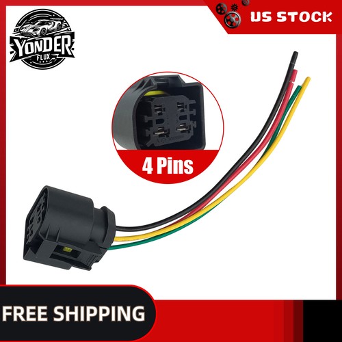 For BMW Pierburg Water Pump CWA400 4 Way Connector Plug Pigtail Harness ...