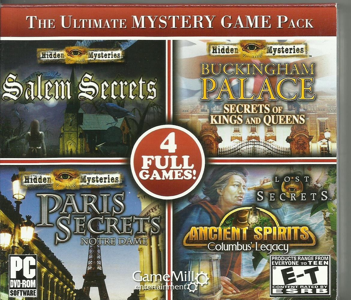 The Ultimate Mystery Game Pack CD ROM PC Computer Games | eBay