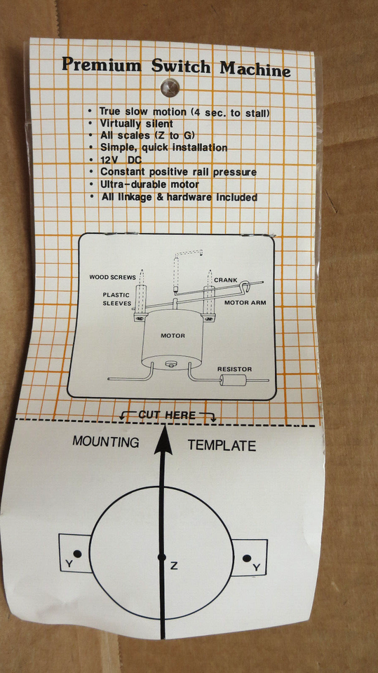 Switchmaster SM-1 Slow Motion Switch Machine For N/HO/O Scale | eBay