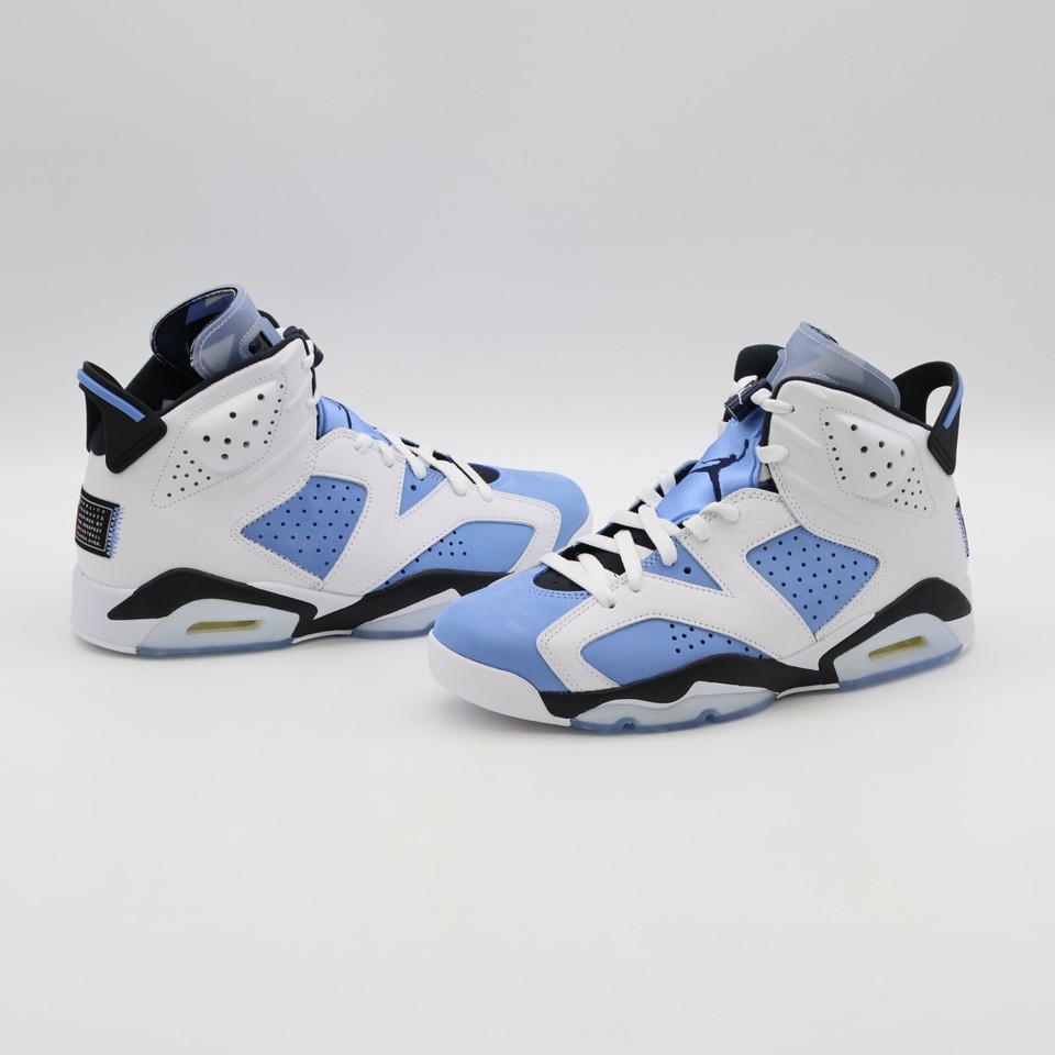 CT8529-410 Nike Air Jordan 6 UNC University Blue White College Navy ...