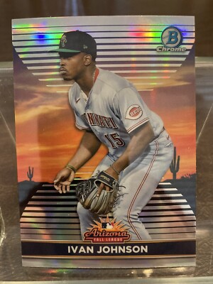 2022 Bowman Chrome Ivan Johnson Arizona Fall League Refractor #AFLS-3 ...