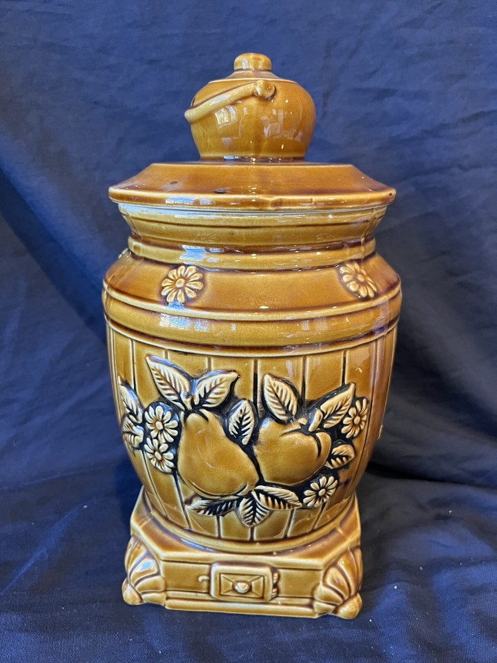 Vintage Pot Belly Stove Shaped Cookie Jar Japan | eBay