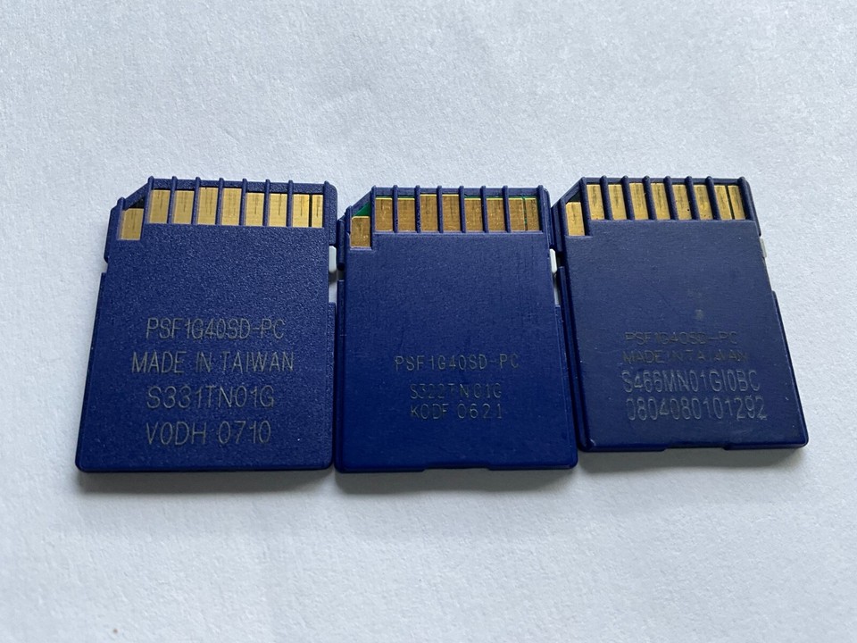 Lot of 3pcs 1gb PATRIOT SD Memory Cards for PALM/PDA SD NIKON CANON | eBay