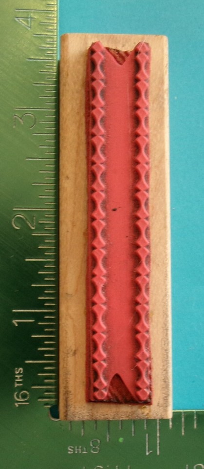 BEADED LINES Border Rubber Stamp by Ann-ticipations | eBay