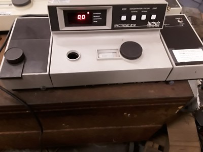 Spectronic Instruments Spectronic 21D Spectrophotometer | eBay