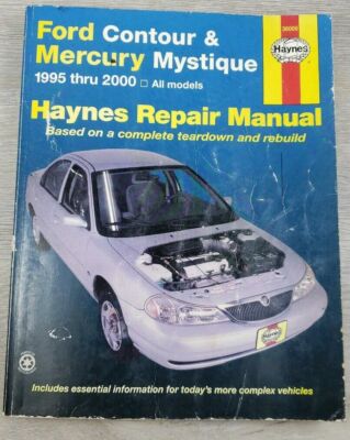 Haynes Repair Shop Manual Ford Contour and Mercury Mystique 1995 - 2000 ...