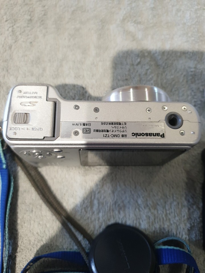 Panasonic Lumix DMC-TZ1 Compact Digital Camera Tested Working Used VGC ...